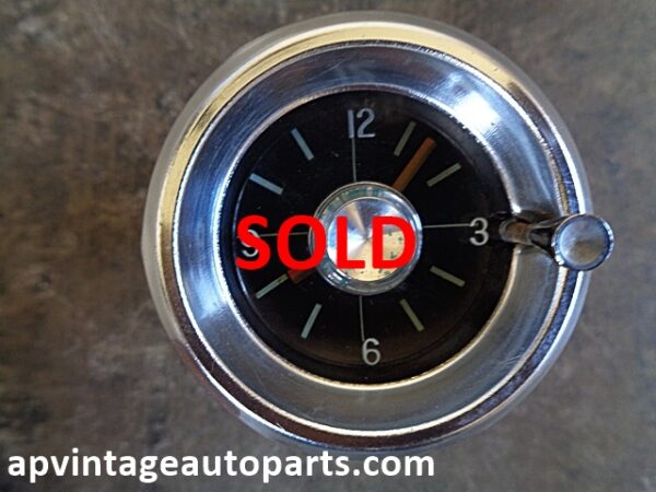 1961 1962 Chevrolet Impala Dash Clock - AP Vintage & Classic Auto Parts