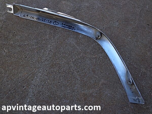 1964 Mercury Monterey Upper Fender Top Molding LH - AP Vintage ...