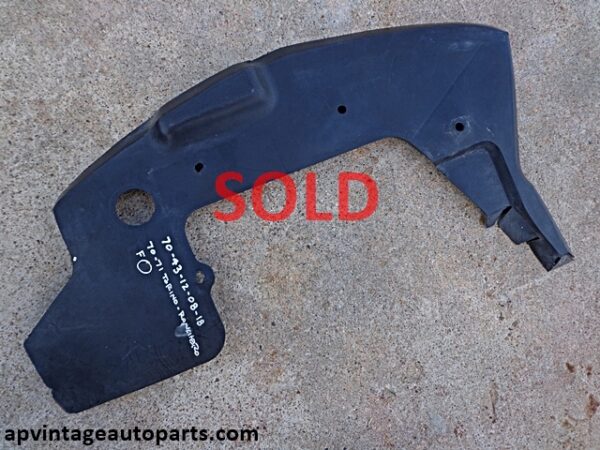 1970 1971 Ford Torino RH Fender Front Splash Shield - AP Vintage ...
