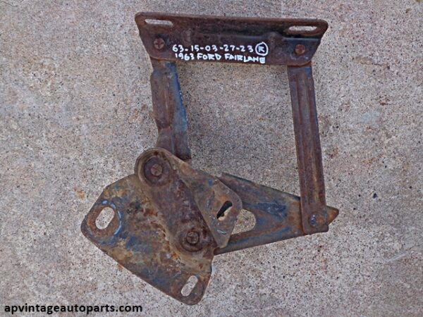 1963 Ford Fairlane RH Hood Hinge Assembly - AP Vintage & Classic Auto Parts