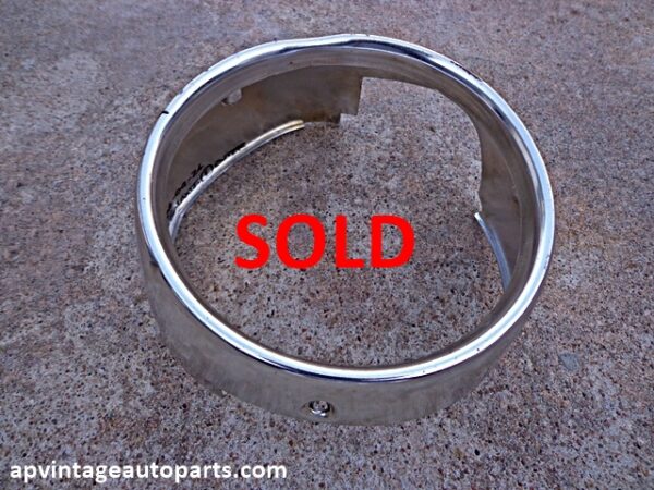 1964 Ford Galaxie LH Driver OUTER Headlight Bezel - AP Vintage ...