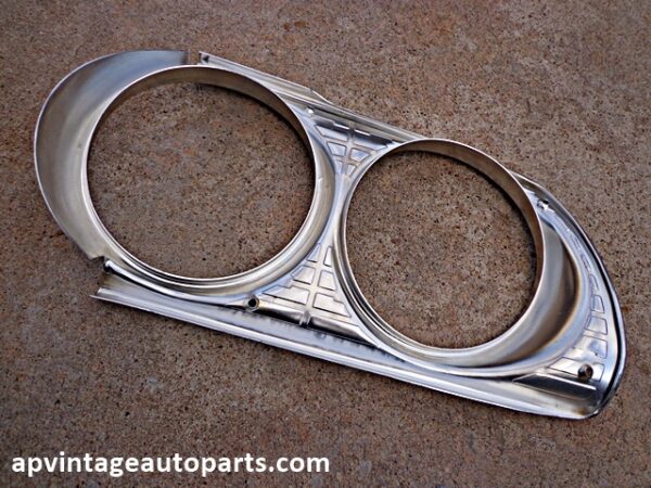 1963 Ford Galaxie Headlight Bezel RH - AP Vintage & Classic Auto Parts