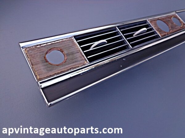 1969 Mercury Montego Dash AC Vent Register Woodgrain Bezel - AP Vintage ...